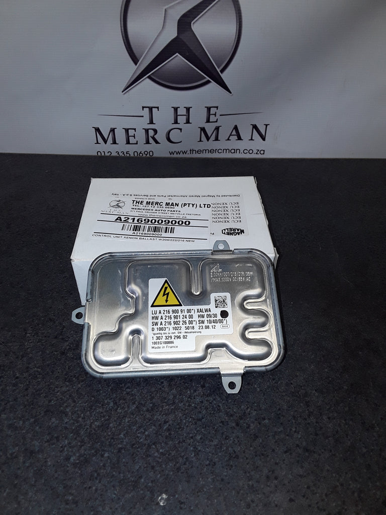 2169009000 CONTROL UNIT XENON BALLAST W204 C-CLASS NEW — The Merc Man